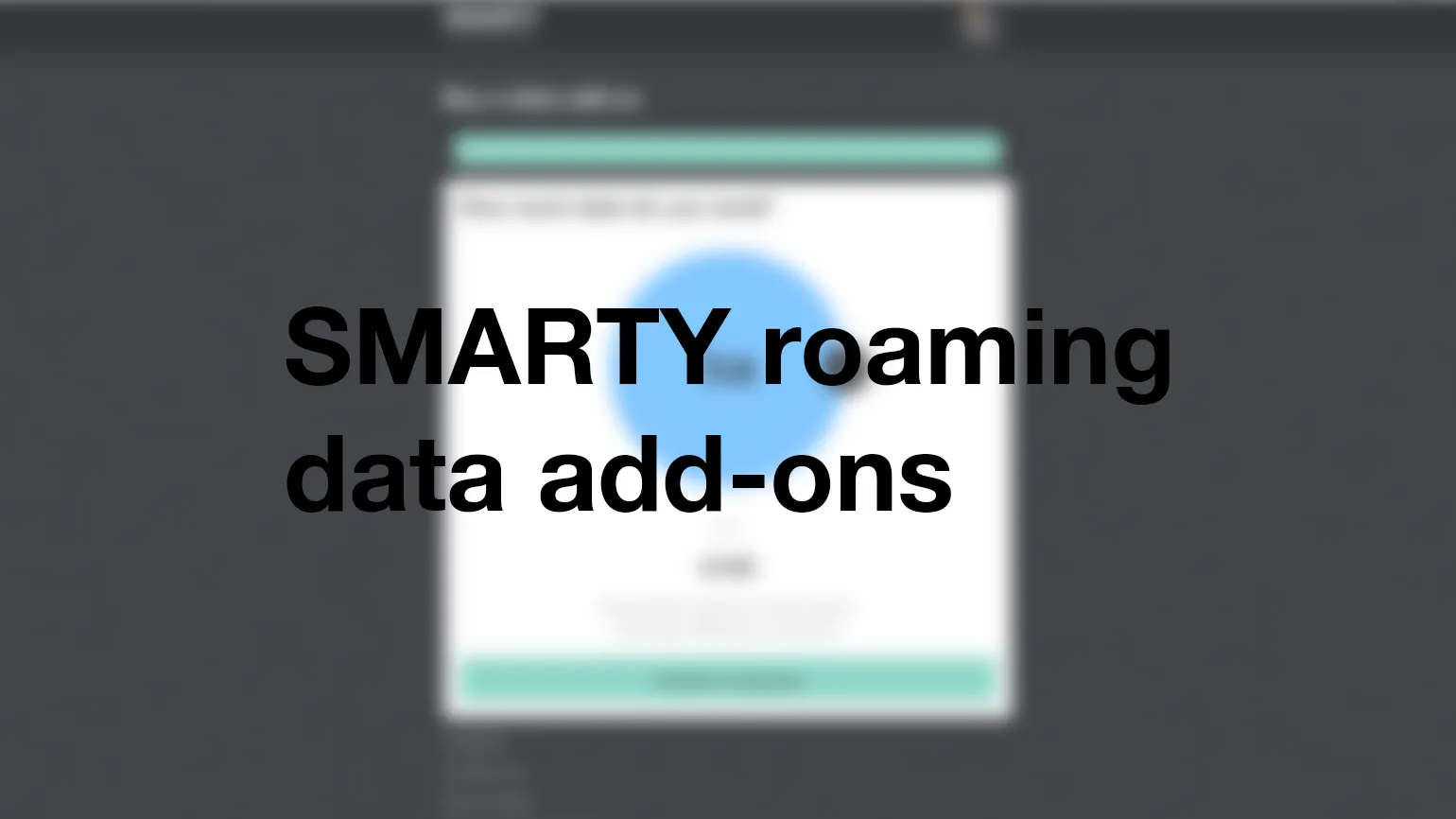 SMARTY roaming explained for international & EU countries